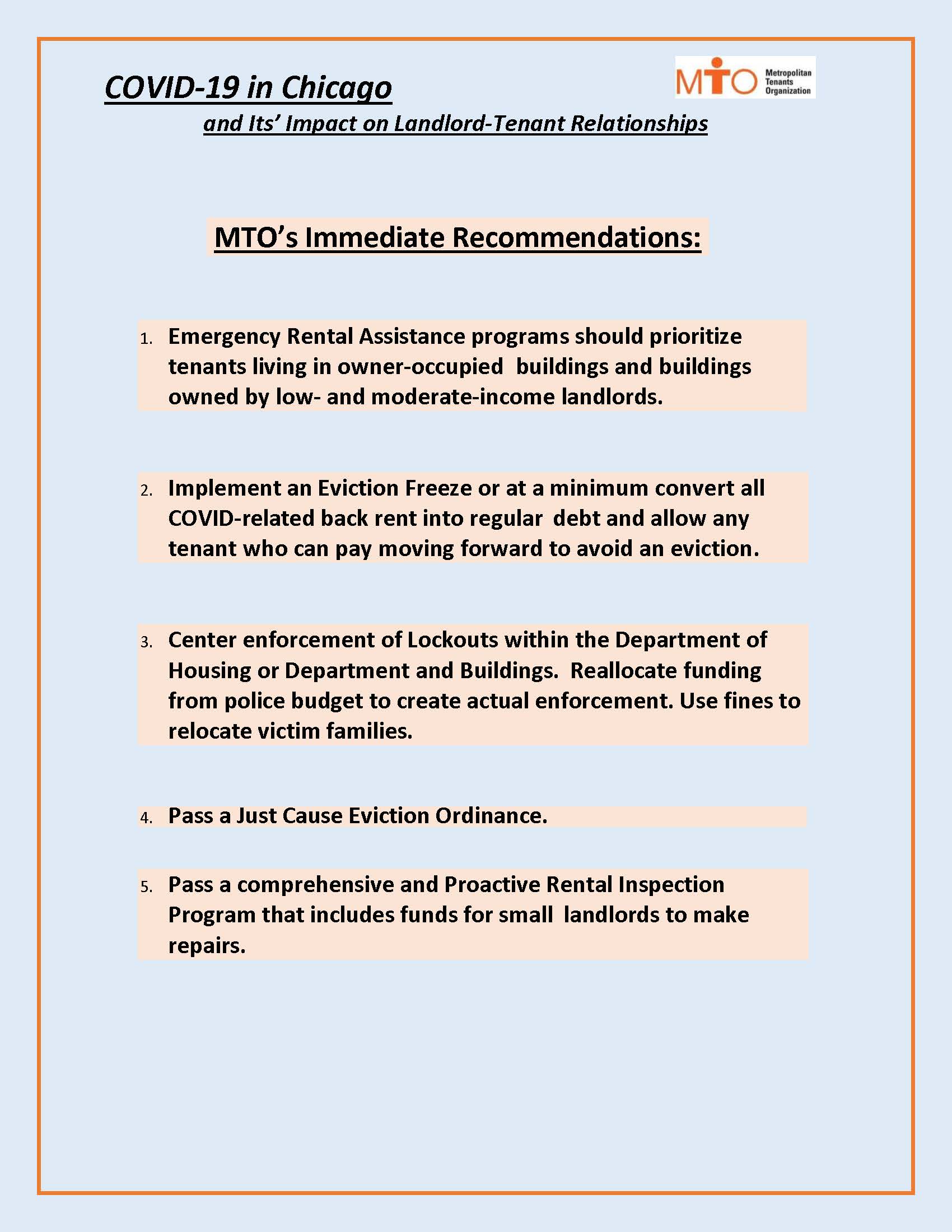 Landlord & Tenant Rights – Metropolitan Tenants Organization